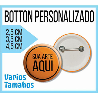 Kit 20 Bottons de2,5 /3,5cm/4,5cm/ Boton (Botom Personalizado) | Shopee ...