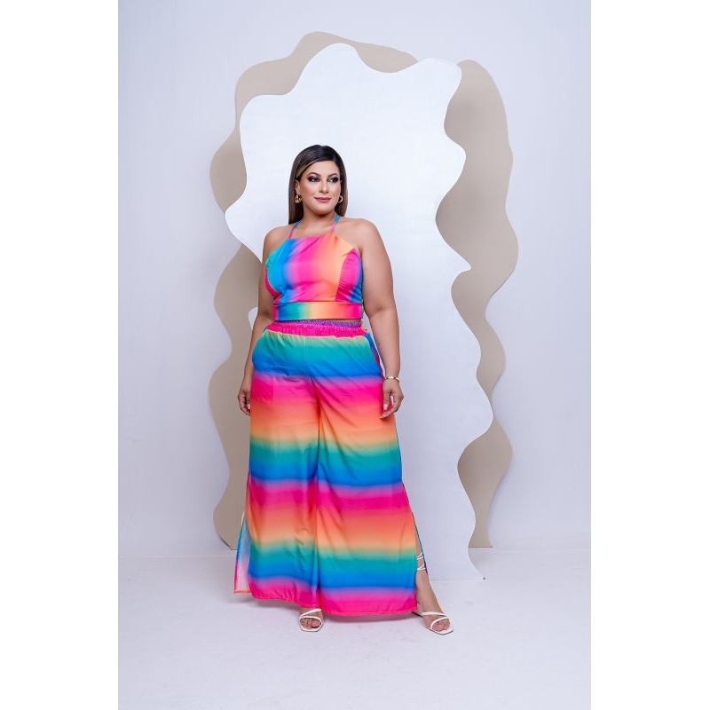 Conjunto Plus Size Tie Dye | Shopee Brasil