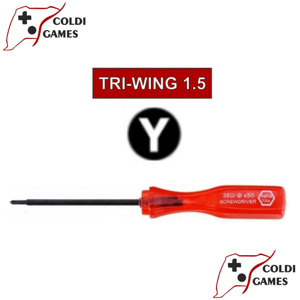 Chave Tri-wing Y 1.5 e X 1.5 Nintendo Switch / Lite / 3ds | Shopee Brasil