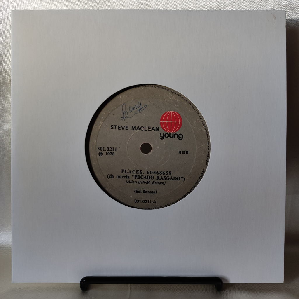DISCO DE VINIL COMPACTO 7" - STEVE MACLEAN – PLACES / HAPPINESS (1978 ...