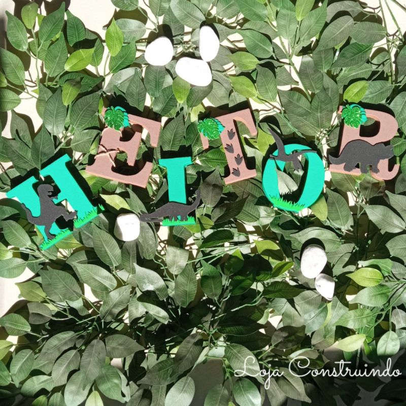 Letra 3D MDF (NOMES COM 6 LETRAS) | Shopee Brasil