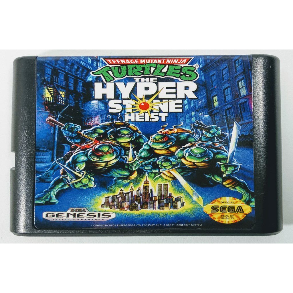 Turtles Hyperstone Heist, Sega, Mega Drive, Cartucho de Mega Drive ...