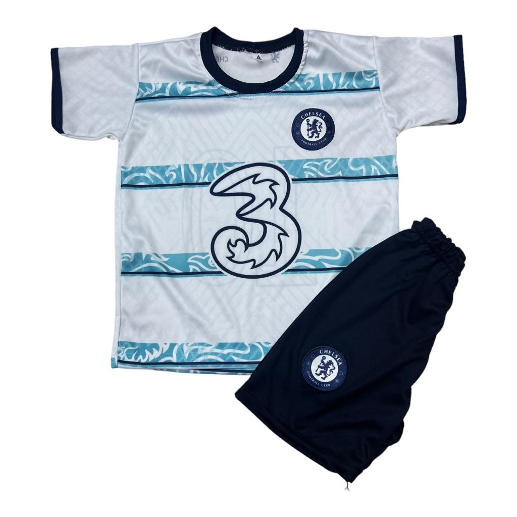 Kit Conjunto Infantil Time De Futebol Chelsea | Shopee Brasil
