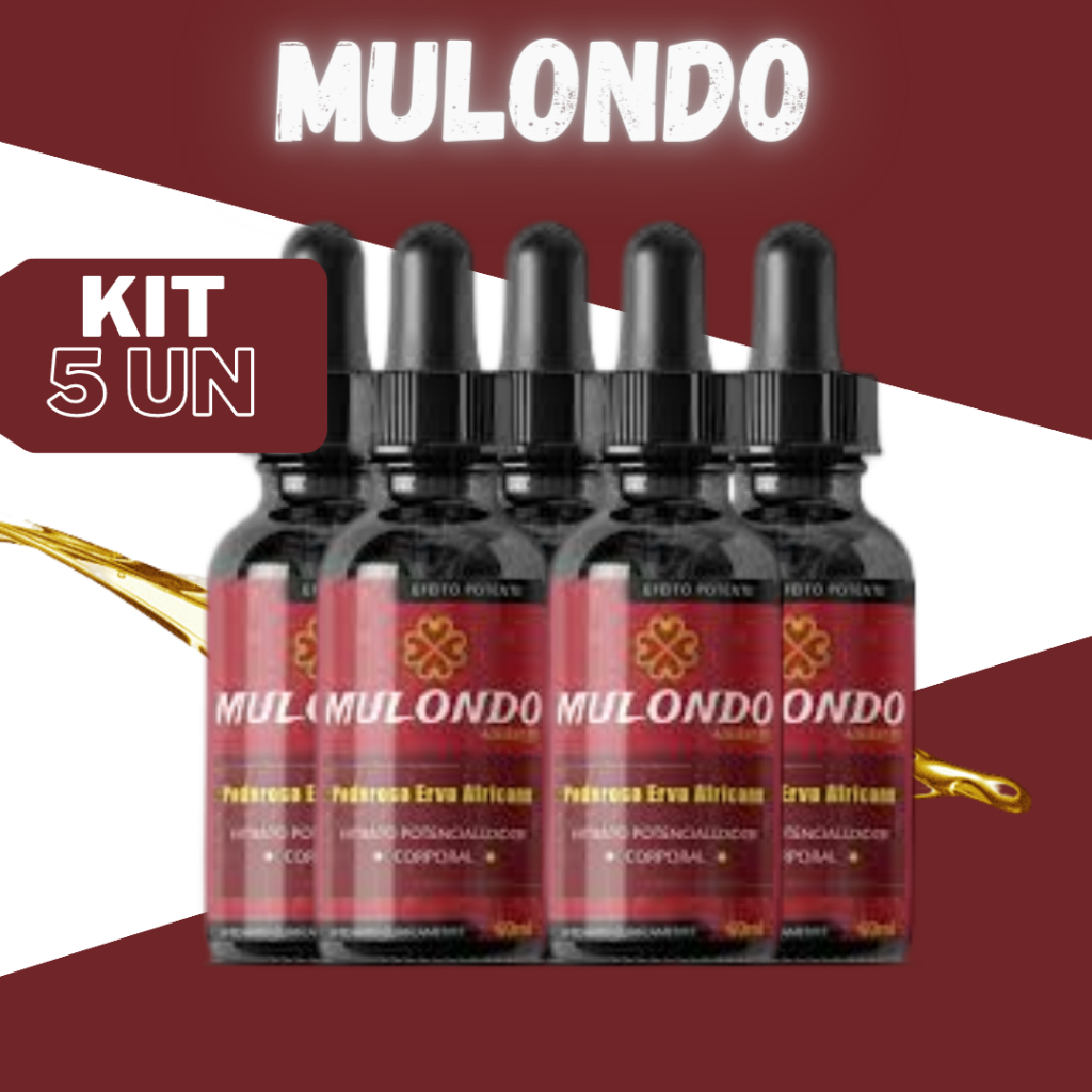 5 MULONDO ORIGINAL SUPER EFICAZ | Shopee Brasil