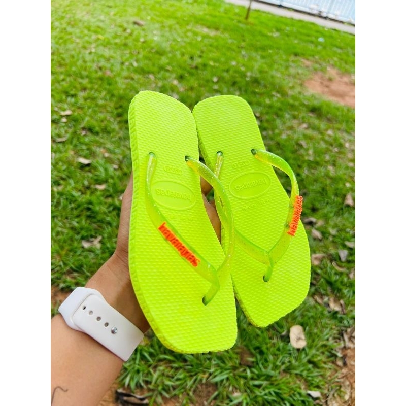 Chinelo Havaianas kit com 12 pares coloridos sortidos | Shopee Brasil