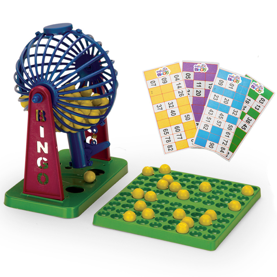 Jogo Bingo Max Com Globo e 48 Cartelas Na Caixa - Bingo De Plástico ...