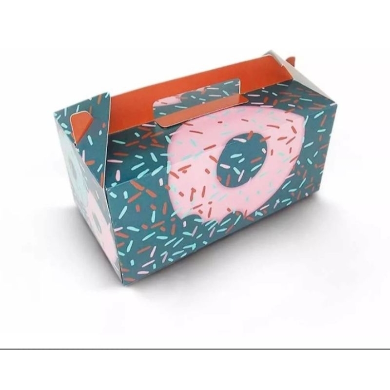 caixa embalagem para donuts 2 unidades kit 25 unidades | Shopee Brasil
