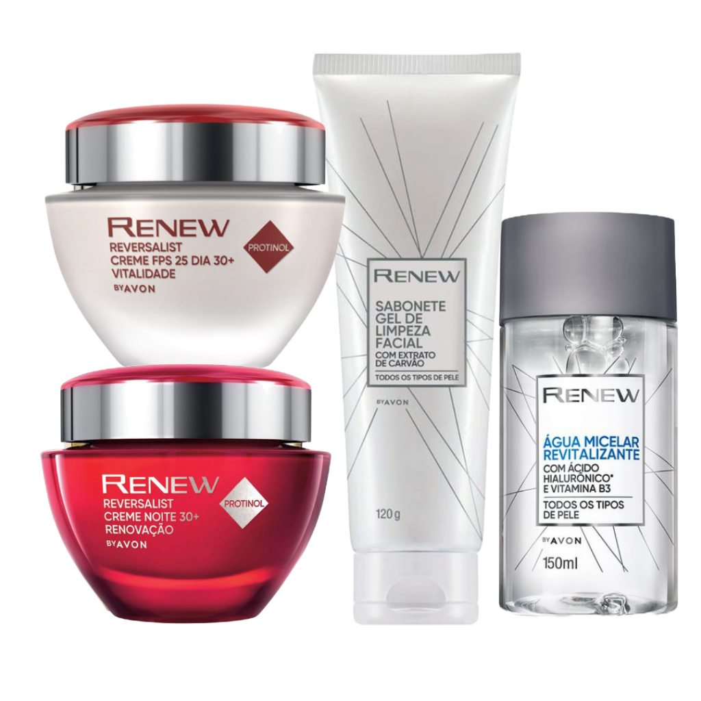 Kit Avon Renew Cuidados Diários Reversalist 30+ | Shopee Brasil