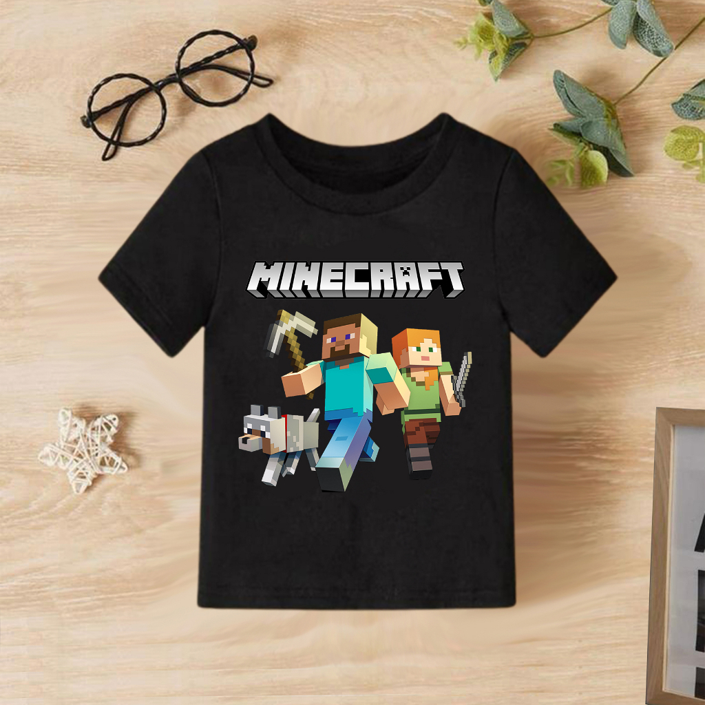 Camiseta Infantil Menino Roupa Criança Masculino MINECRAFT | Shopee Brasil