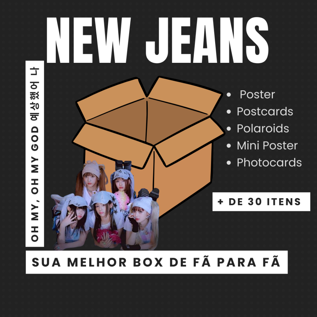 RANDOM BOX NEW JEANS +30 ITENS - Escorrega o Preço