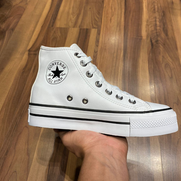 botinha feminina all star com salto plataforma tenis all star cano alto ...