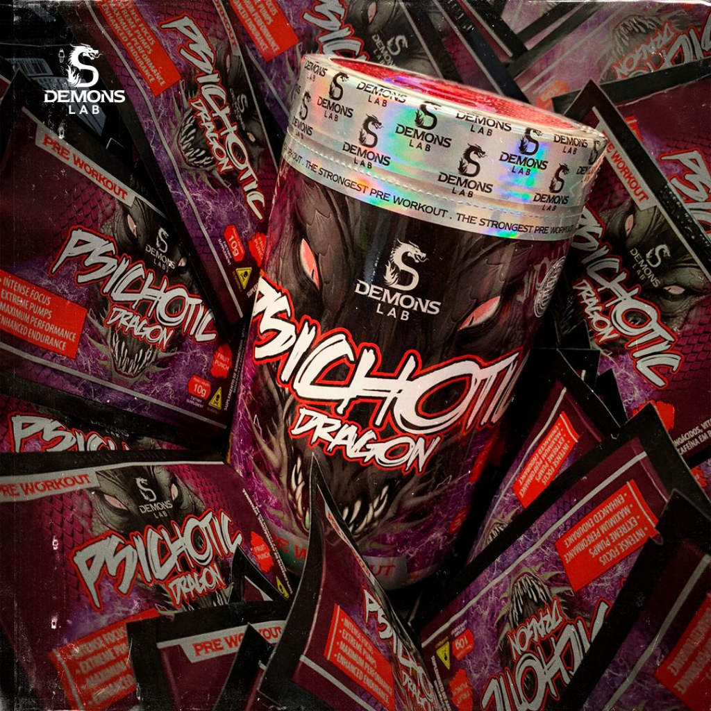 Pré Treino Psichotic Dragon Fruit Punch (300g) - Demons Lab | Shopee Brasil