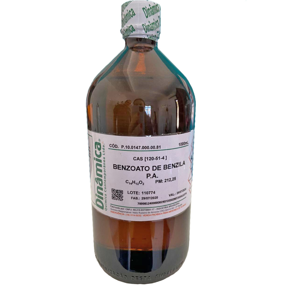 Benzoato de Benzila PA 1 litro | Shopee Brasil