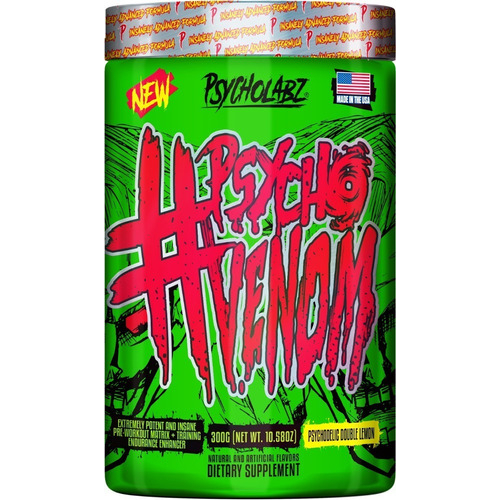 Psycholabz Psycho Venom Sabor Double Lemon Em Pote De 300ml | Shopee Brasil