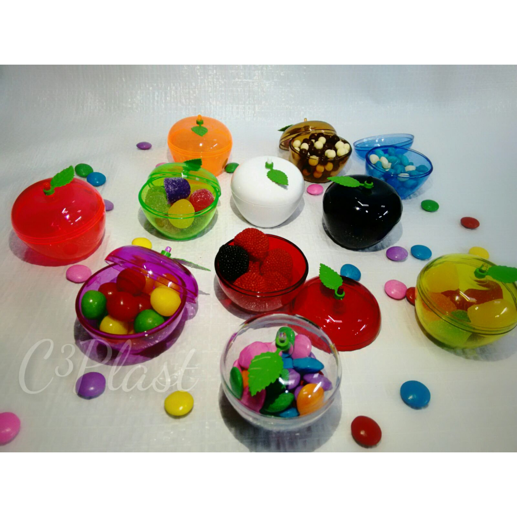 Mini Maça - Maca - Maçazinha Acrilica - 100 unidades - Lembrancinha ...