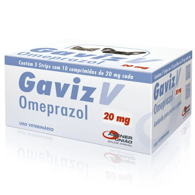 Gaviz V 20mg 10 Comprimidos Omeprazol Agener | Shopee Brasil