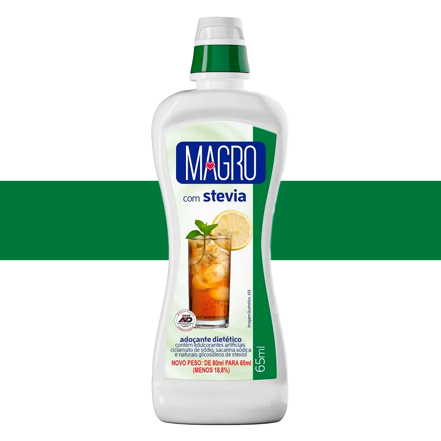 Adoçante Líquido Stevia Magro Frasco 65ml | Shopee Brasil