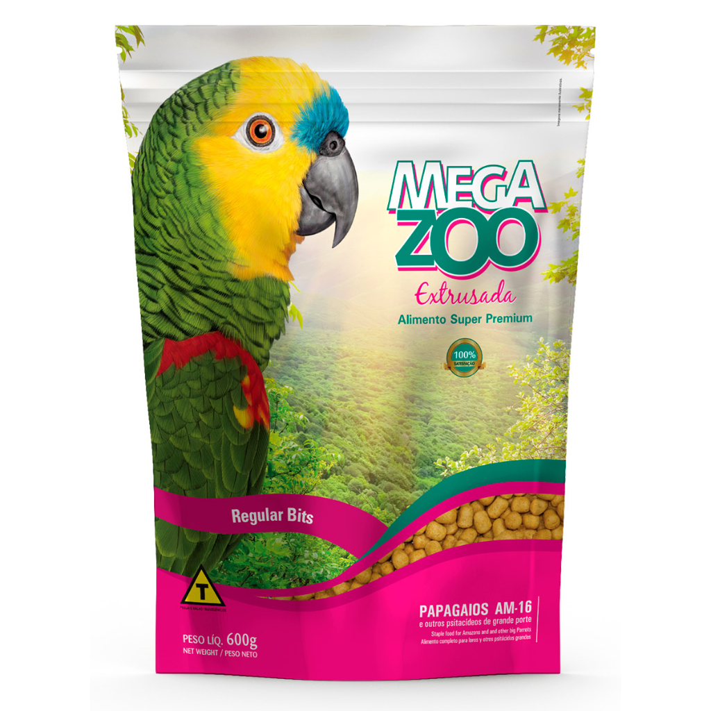Megazoo - Papagaio Original AM16 - 600g | Shopee Brasil