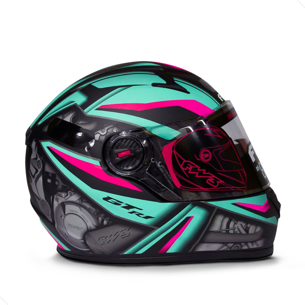 Capacete Fechado Fw3 GTN R1 Com Viseira E Narigueira | Shopee Brasil