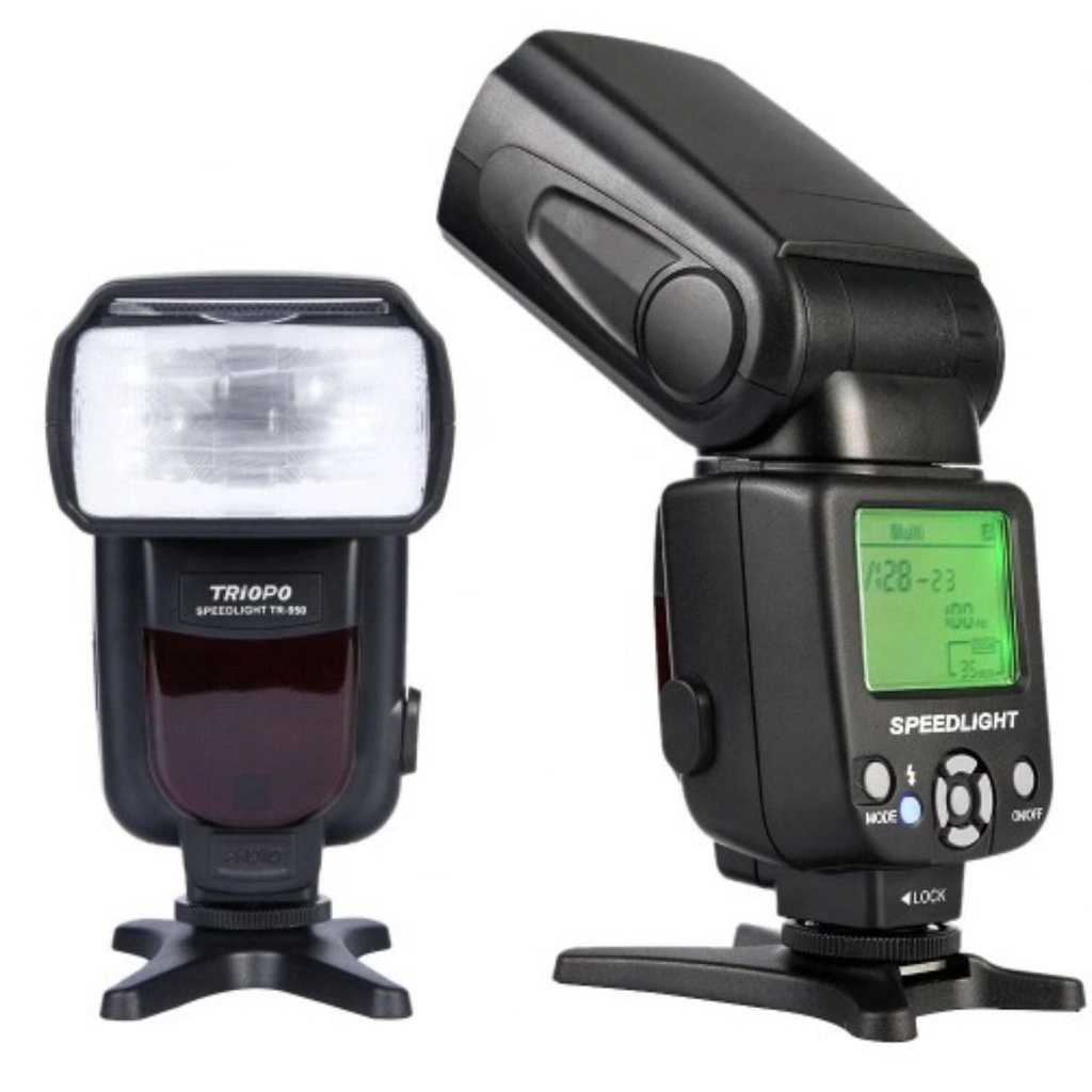 Flash Profissional Universal Triopo TR-950 Profissional Para Canon E ...