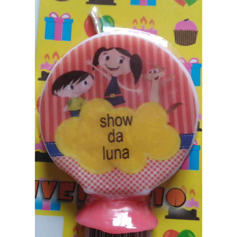 Vela Aniversario Show da Luna (01 vela) | Shopee Brasil