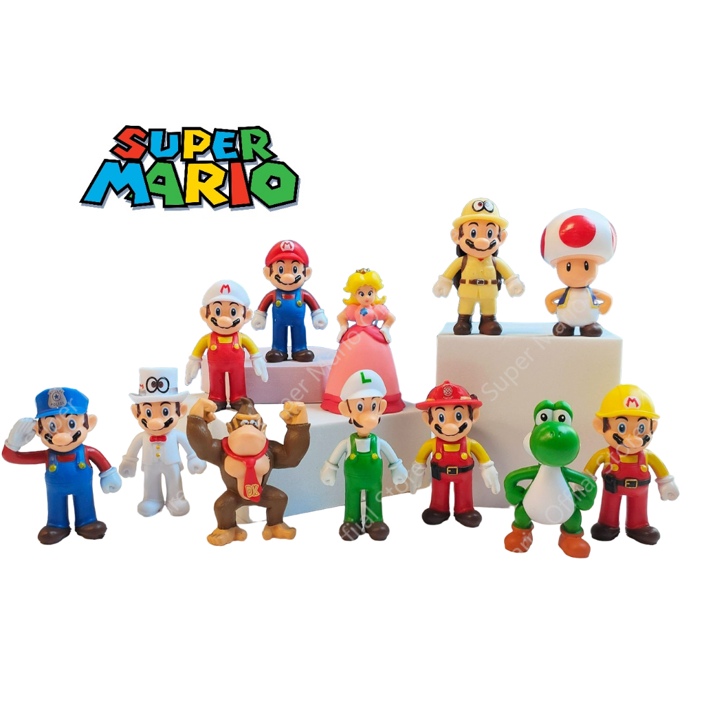 Super Mario - Mario Kart - Turma do Mário Bros. Peach Mário Yoshi Toad ...