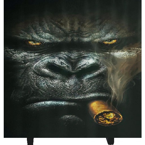 Azulejo Decorativo Personalizado - O Poderoso Macaco | Shopee Brasil