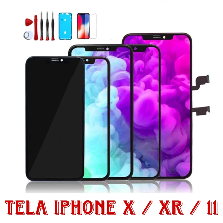 Tela Display Lcd Touch Compatível iPhone X XR 11 Incell Premium ...