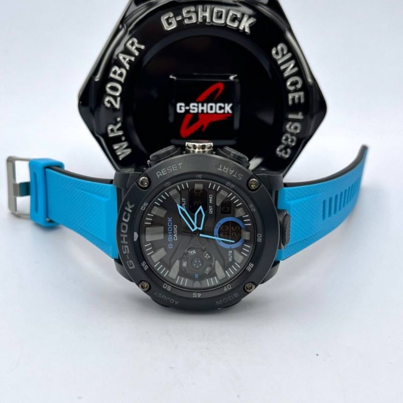G Shok Linha Diamante GA2000 – preto, branco e azul piscina – À PROVA D ...