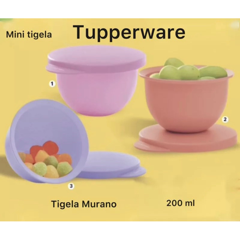 TUPPERWARE TIGELINHA MURANO 200 ML | Shopee Brasil