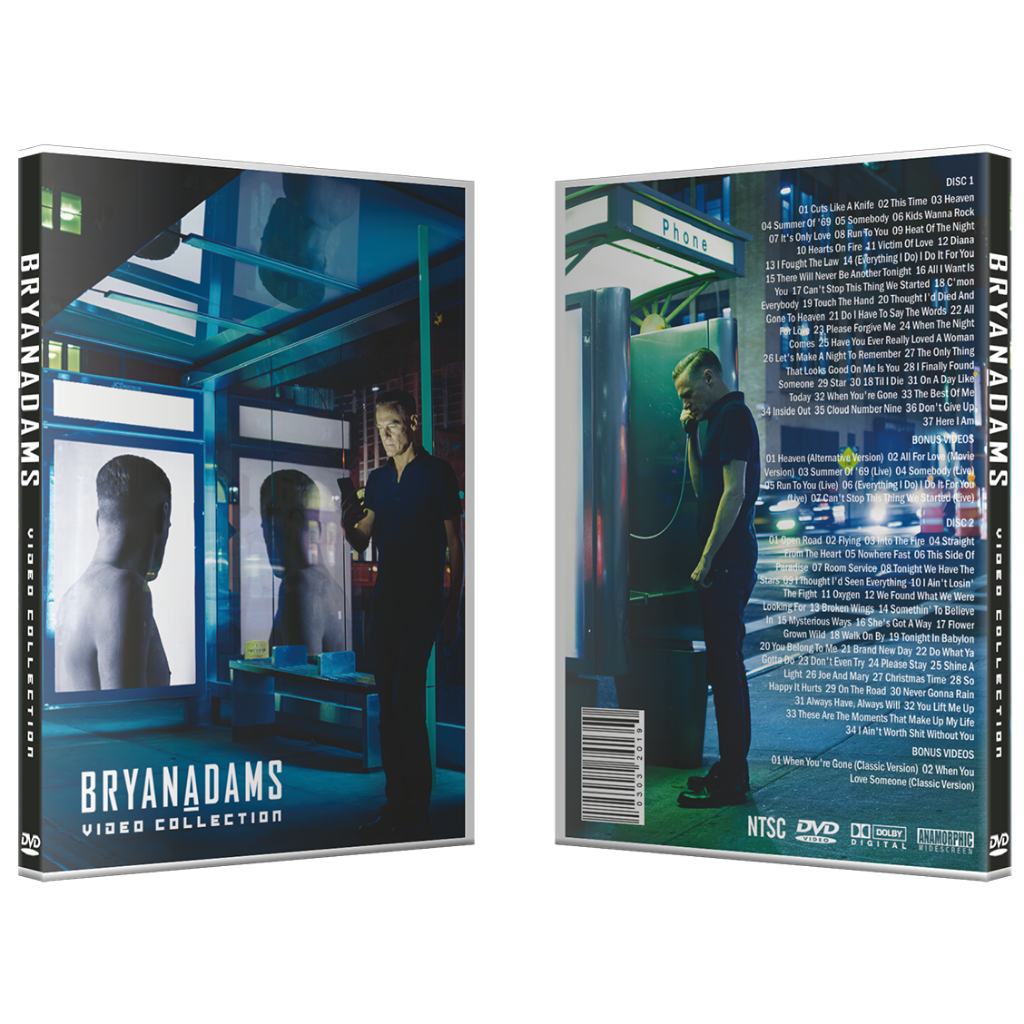 DVD BRYAN ADAMS - VIDEO COLLECTION (FAN MADE) | Shopee Brasil