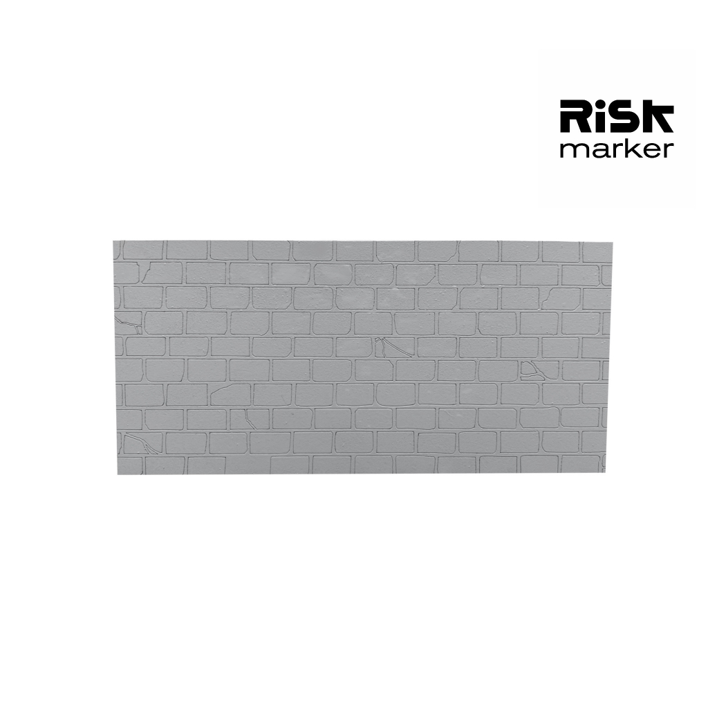 Mini Muro e mini porta para desenhar graffite Risk marker marcadores ...