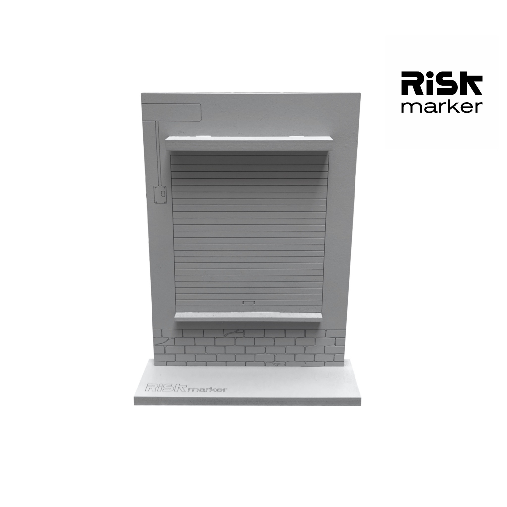 Mini Porta e Mini Muro para desenhar grafite Risk marker marcadores ...