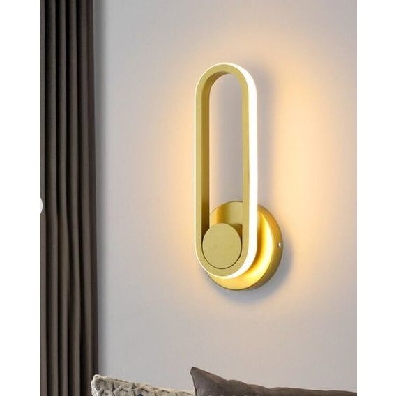 Arandela Slim Golden Dourado Moderno | Shopee Brasil