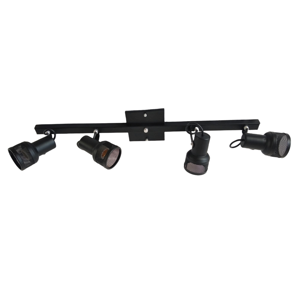 Spot Trilho Tela 2954 - 4 Lâmpadas Led Direcionáveis Casa Cozinha Salão ...