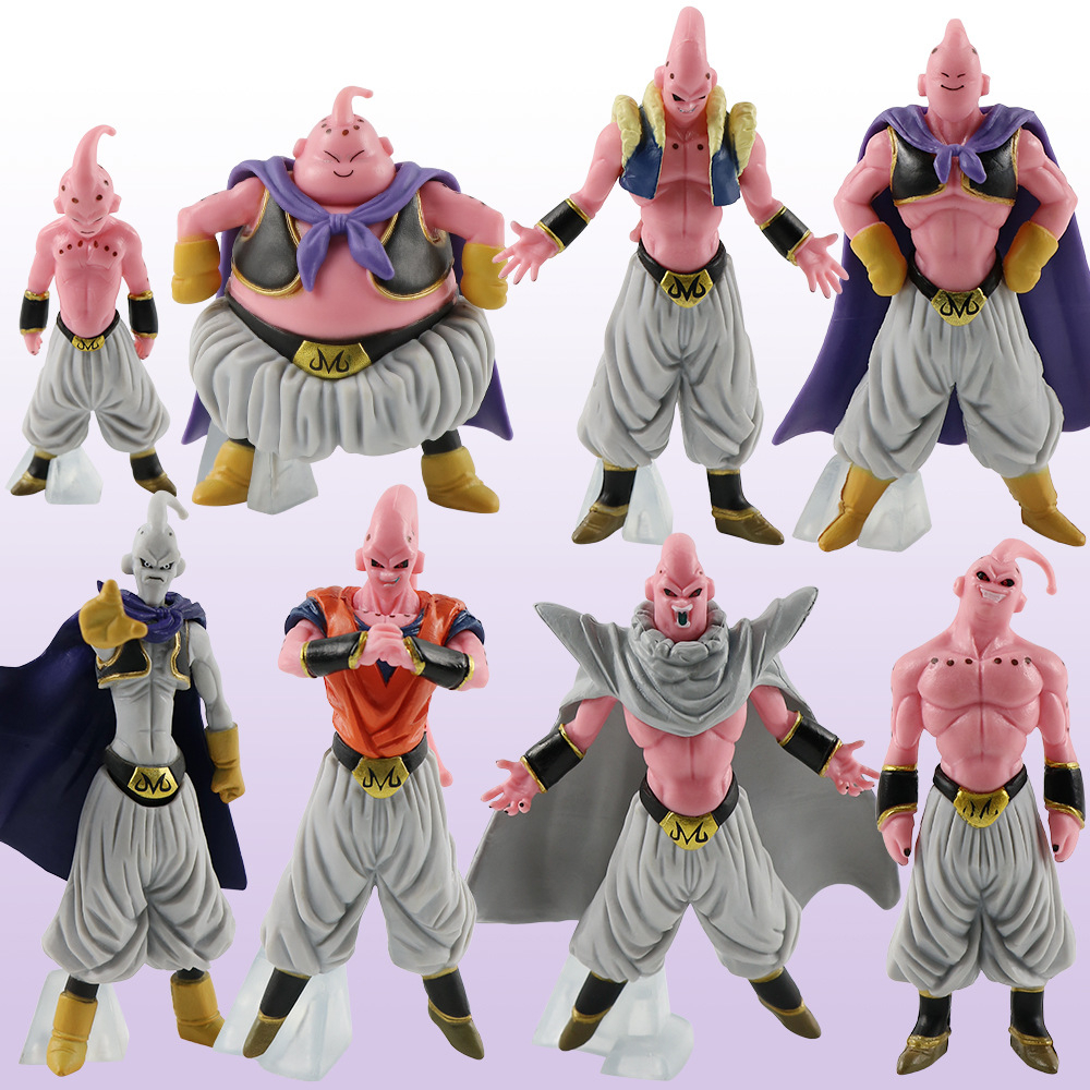 Coleção Majin Boo Kit com 8 Bonecos Colecionaveis alta qualidade ...