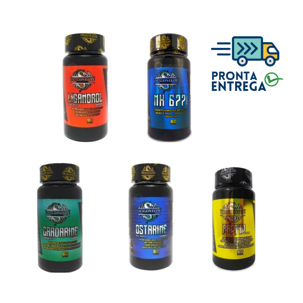 Linha Dragon Elite - Cardarine, Ostarine, Ligandrol, Rad e Mk-677 ...