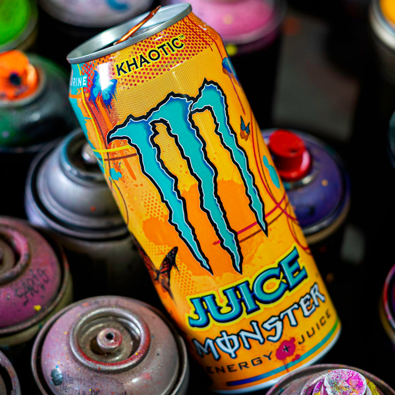 Novo Monster Energy Raro Khaotic 473ml | Shopee Brasil