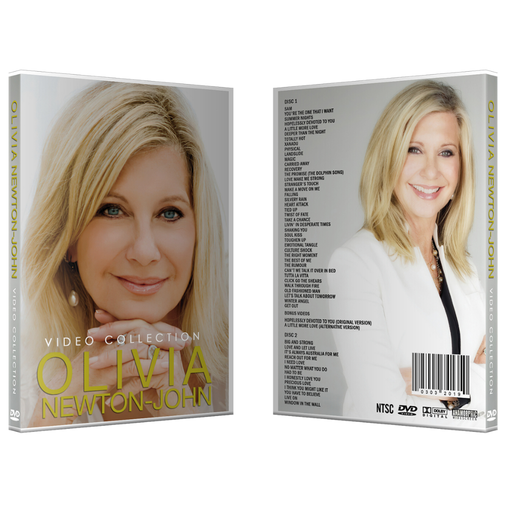 DVD OLIVIA NEWTON JOHN - VIDEO COLLECTION (FAN MADE) | Shopee Brasil