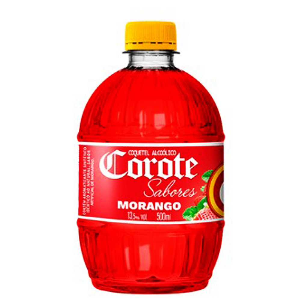 Corote Sabores Morango Original 500ml | Shopee Brasil