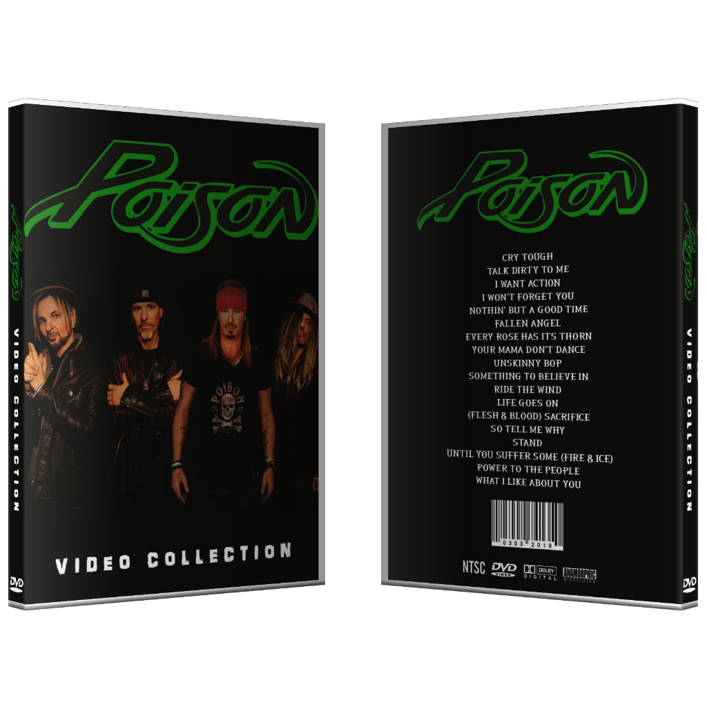 DVD POISON - VIDEO COLLECTION (FAN MADE) | Shopee Brasil