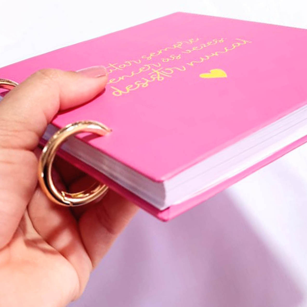 Mini Caderno Argolado Pequeno Para Anotações | Shopee Brasil