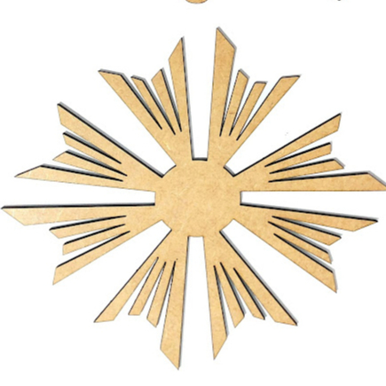 Resplendor Aplique em MDF 20cm para Artesanato | Shopee Brasil