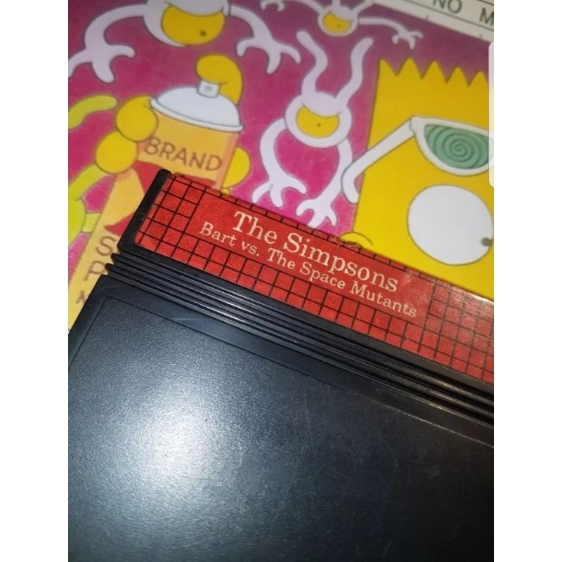 cartucho the Simpsons - Bart Vs Space Mutants - Master System Tectoy ...