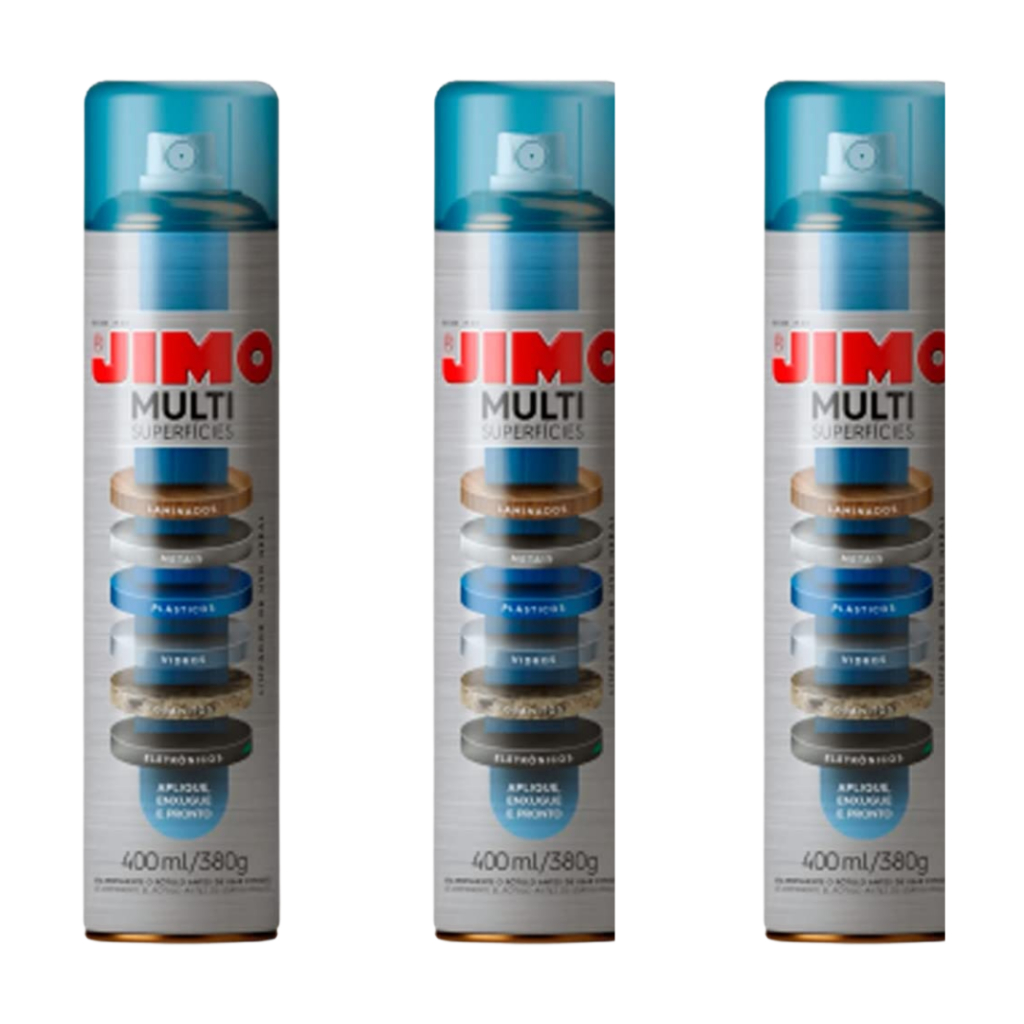 Kit 3 Jimo Multi Superfícies 400ml - Limpador De Uso Geral | Shopee Brasil