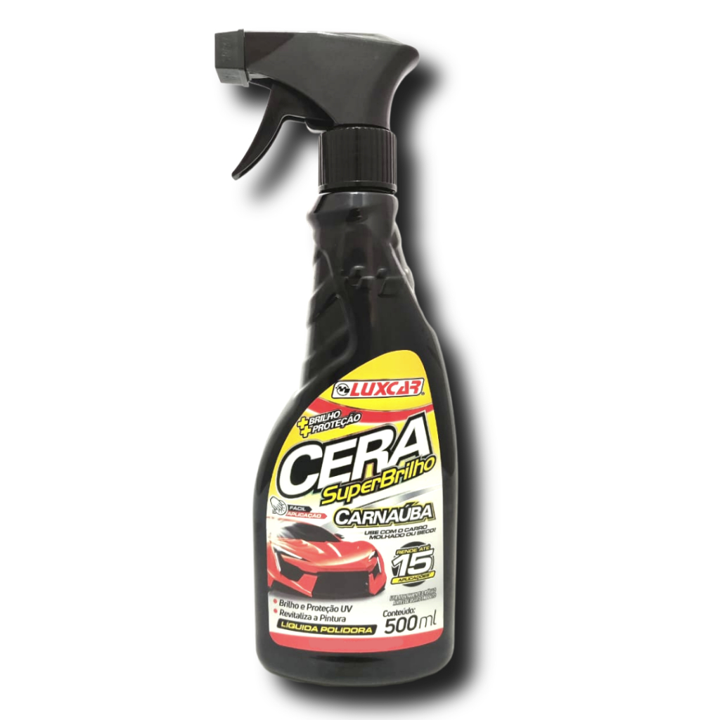Cera Automotiva Líquida de Carnaúba SuperBrilho Luxcar 500ml | Shopee ...