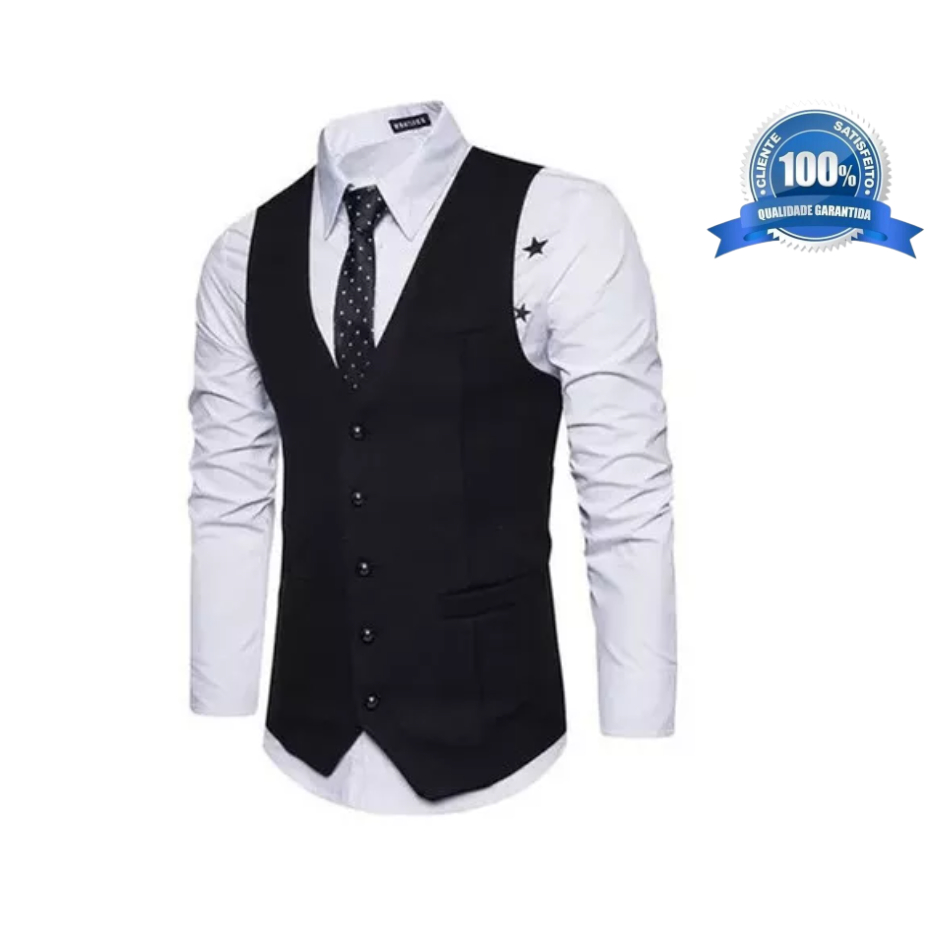 Colete Social Masculino Slim Linha Premium Luxo ( Original ) | Shopee ...