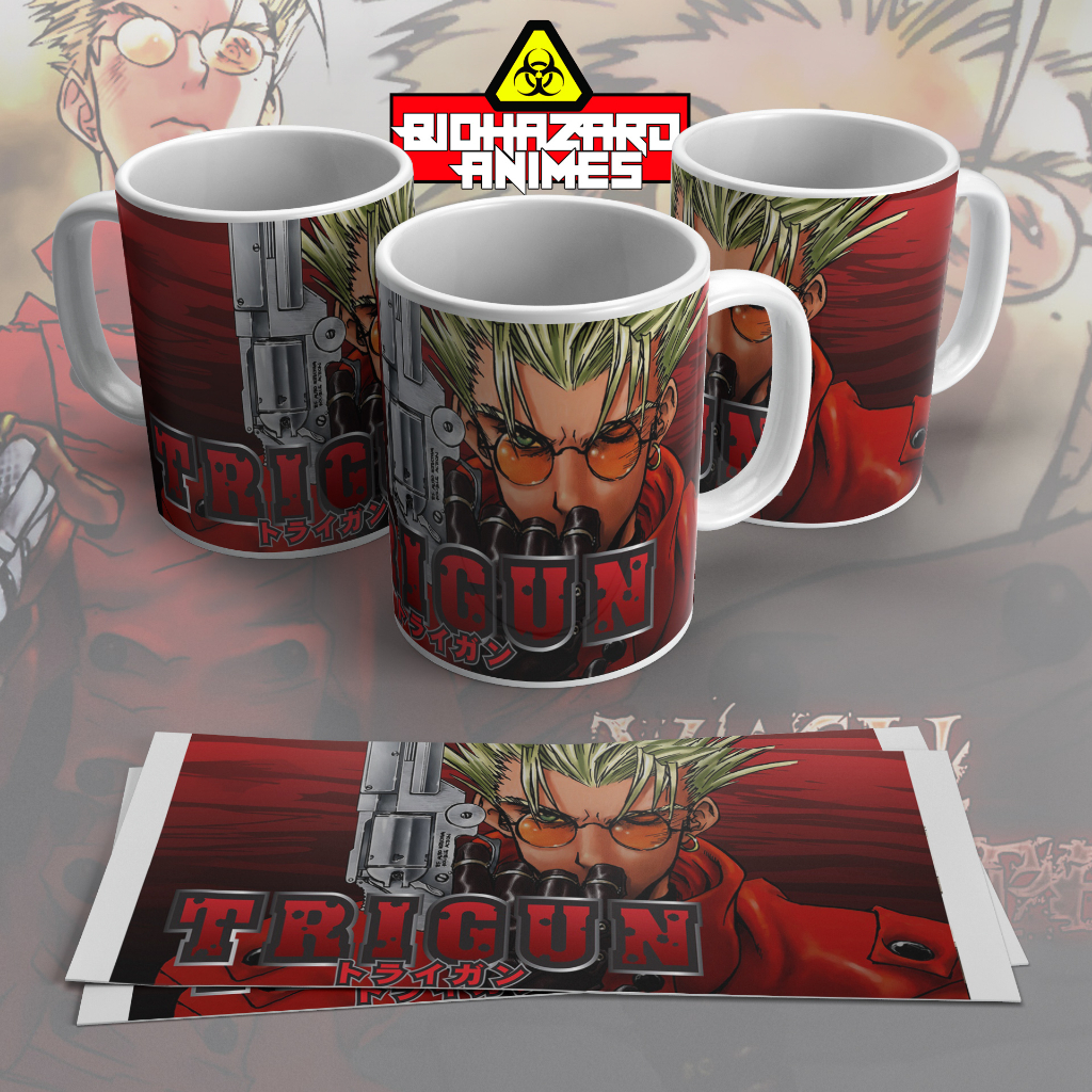 Caneca: Trigun - Vash the stampede - Trigum | Shopee Brasil