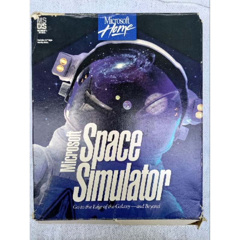 Microsoft Space Simulator MSDOS 94 Original Disquetes Caixa | Shopee Brasil