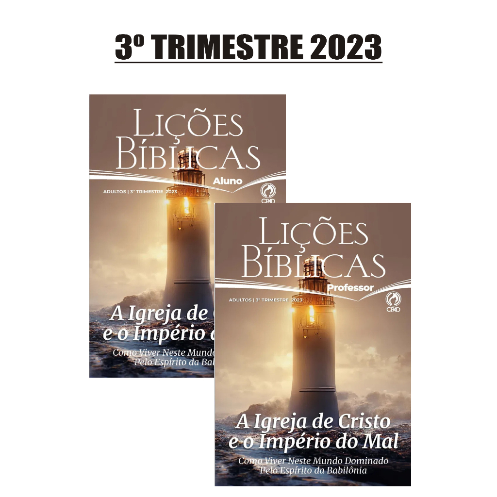 Kit Revistas EBD - 8 Aluno + 1 Professor CPAD | Shopee Brasil